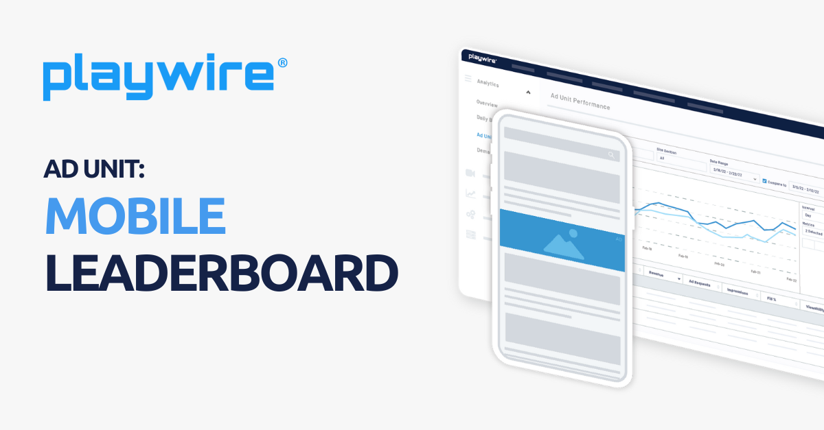 Mobile Leaderboard Ad Unit | Playwire